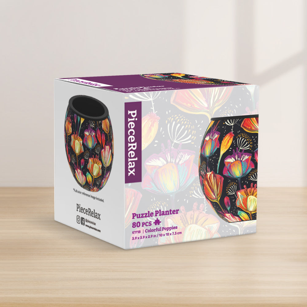 PieceRelax - K1118 - 80 Piece - Colorful Poppies